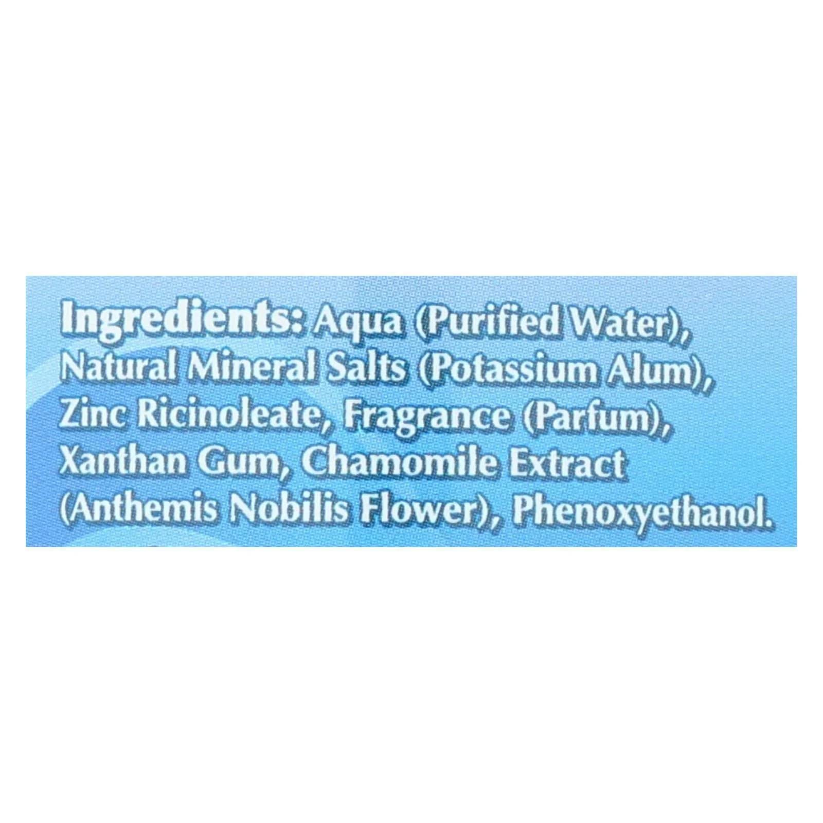 Naturally Fresh Deodorant Crystal Roll On, Fragrance Free, 3-Ounce Bottles (Pack of 6)