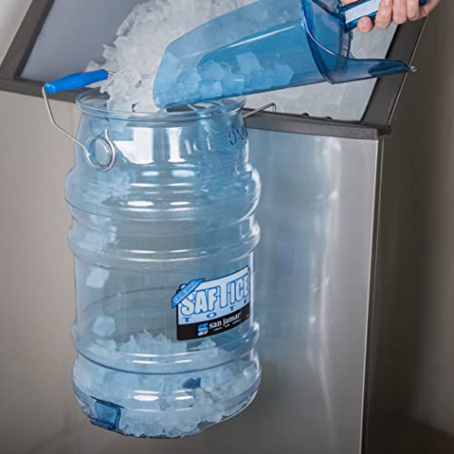 San Jamar SI6000 Saf-T-Ice Plastic Commercial Tote Bucket, 6 Gallon (Pack of 2)