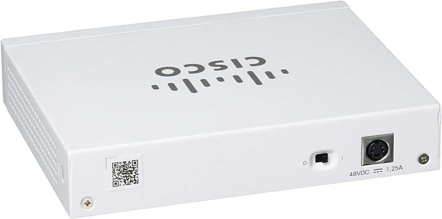 Cisco Business CBS110 Series Unmanaged Gigabit Ethernet Switches | 8 Port | Partial PoE | Desktop | Ext PS | Limited Lifetime Protection