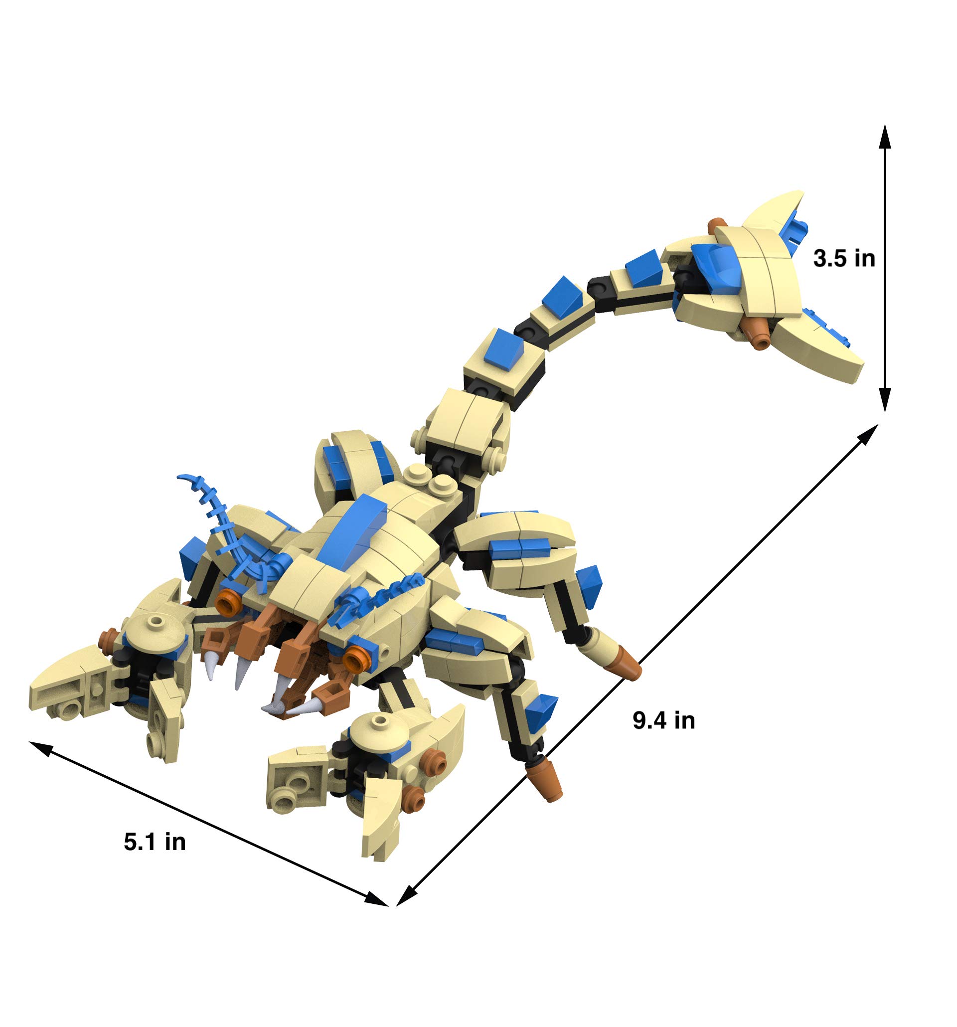 MyBuild Mecha Frame Sc-Fi Mimicry 5015 Scorpion-Like Alien, Imaginative Construction Building Bricks