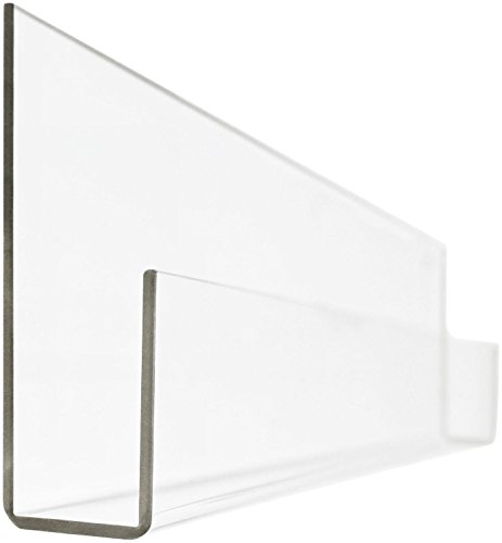 Peekaboo Clear Acrylic Shelves (24") - Set of 2