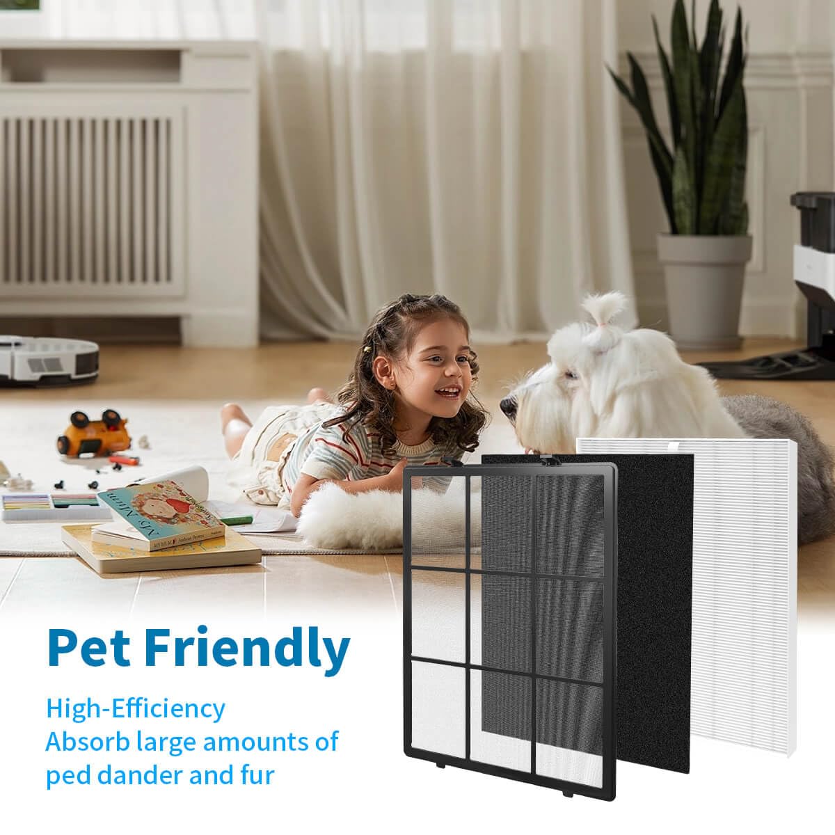 Breabetter 2 Pack C535 Washable Fine Mesh Pre-Filter with 2 Activated Carbon Filters, Compatible with Winix Plasmawave C535, 5300-2, 6300-2 Air Cleaner Purifier