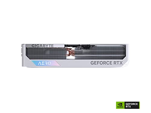 Gigabyte GV-N4090AERO OC-24GD GeForce RTX 4090 AERO OC 24G Graphics Card, 3X WINDFORCE Fans, 24GB 384-bit GDDR6X, Video Card
