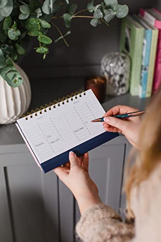 Busy B Week & Month Planner - undated calendar with built-in stand and birthdays section, Sprinkle