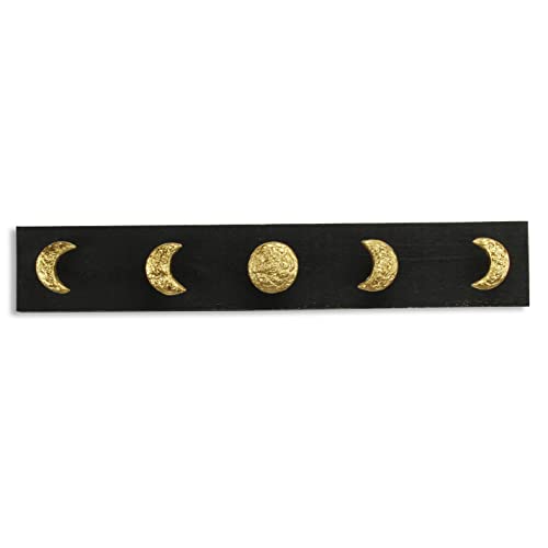 Cheung's Kalends Black Moon Phase 5 Hook Coat Hanger, Large (5771GD-L)
