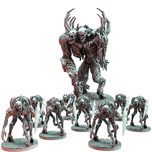 Nemesis Carnomorph Board Game EXPANSION - New Alien Race with Unique Mechanics! Miniatures Compatible with Classic, Aftermath & Lockdown, Ages 14+, 1-5 Players, 1-2 Hour Playtime, Made by Rebel Studio