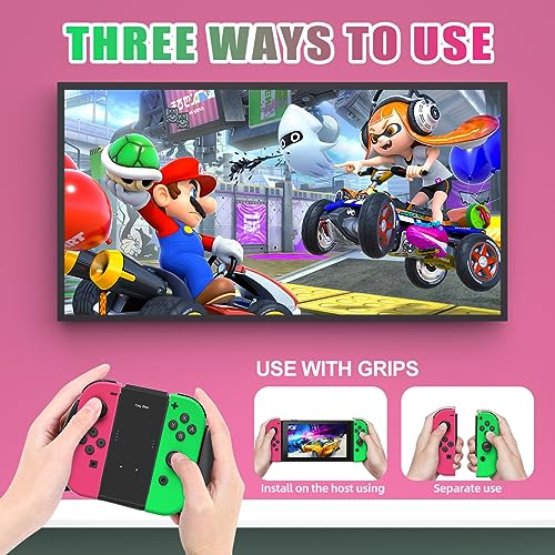 DILITT Gamepad Controllers for Nintendo Switch,Left Right Controller Replacement for Switch/Lite/OLED,Switch Controllers Gamepad Supports Screenshot/Wake-up Function/Motion Control(HL)