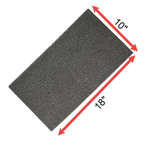 Penn-Plax Nitrate Reducer Aquarium Filter Media Pad โ Easy to Cut into Any Size Your Filter Requires โ 10โ x 18โ
