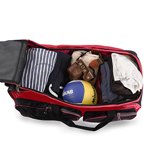 Fila 32" Large Lightweight Rolling, RED, One Size