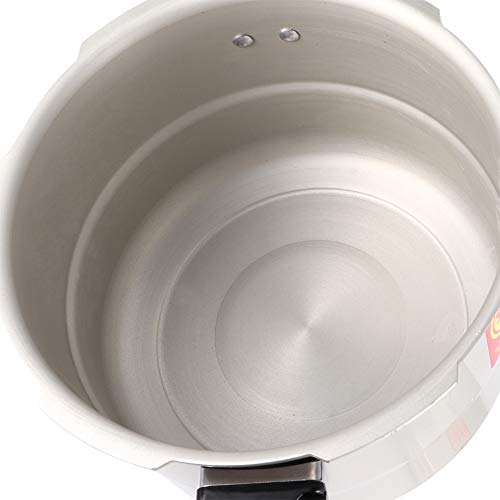 Jeanoko Explosion-Proof Household Pressure Cooker with Aluminum Alloy Steaming Layer Pressure Cooker for Gas Electric Ceramic Stove(20cm) Home Kitchen Dining Cookware Pots Pans Pressure Cookers