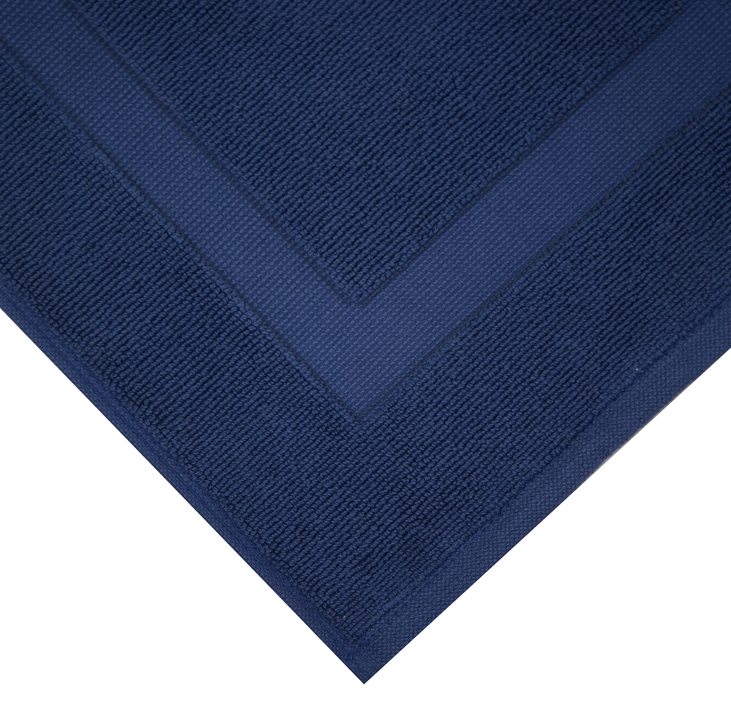Bliss Luxury Bath Towels Set - 34" x 56" | Extra Large Premium Quality Bath Sheet | Towel Set | 650 GSM | Soft Combed Absorbent Cotton Bath Towels | Oversized Towels | Denim - 2 Pack