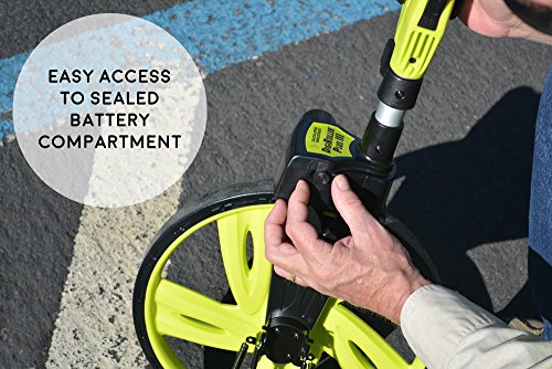 Calculated Industries #6575 DigiRoller Plus III 12.5 Inch Estimators Electronic Distance Measuring Wheel with Large Backlit Digital Display; Measure in Feet, Inches, Meters, Yards; FREE Carrying Pack