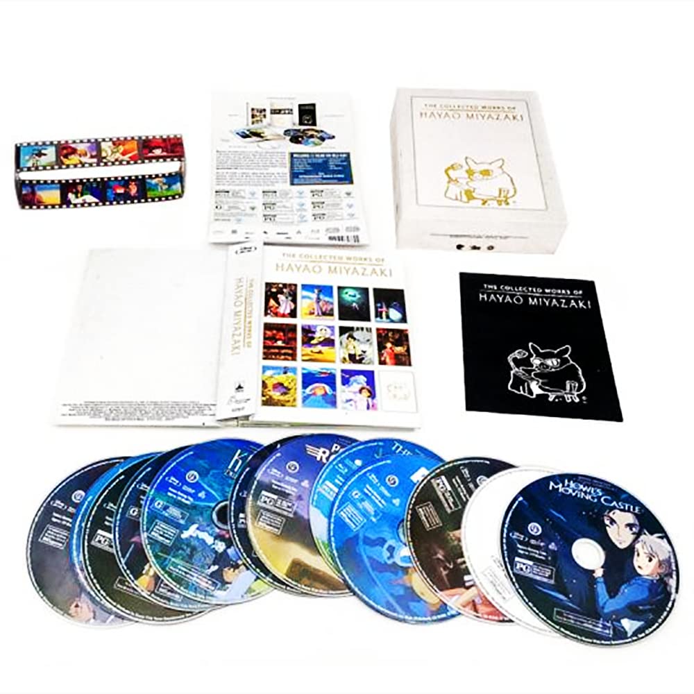 New Haya0 Miyazaki: The Collection Works Cartoons Box Set (BLU-RAY) - 11 Movies