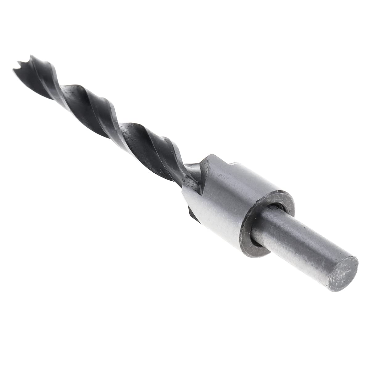 CLAHJQX Countersink Drill Bit Set, 7pcs 3-10mm HSS 5 Flute Round Handle Woodworking Chamfer Woodworking Drill Hole Drilling