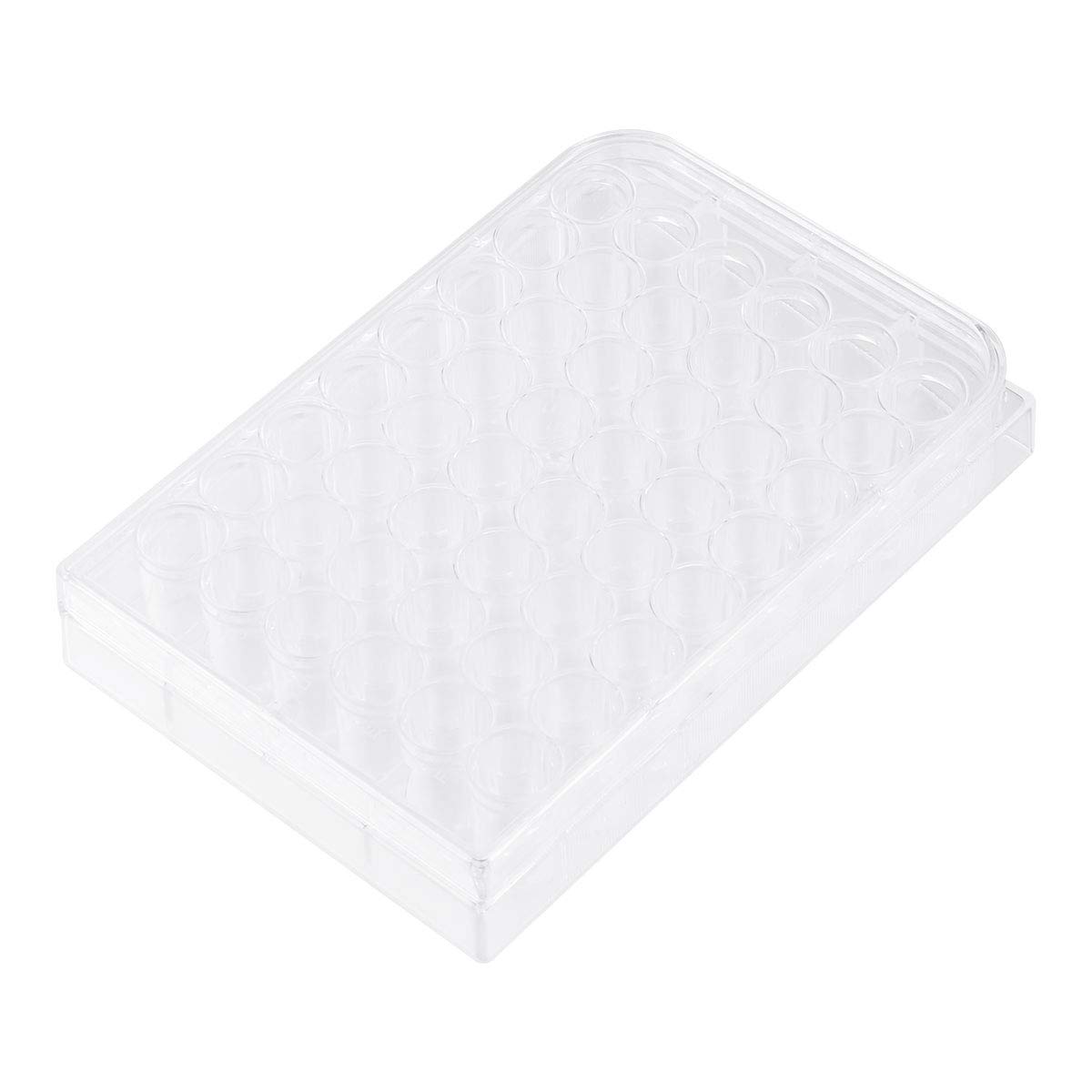 UKCOCO Plastic Premium Culture Plate 48 Well Cell Culture Plate for Lab