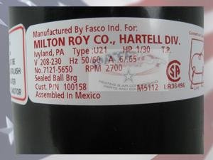 HARTELL 803341 GPP-3MH-2P 230 VOLT Replaces Ice-O-Matic 9161079-02