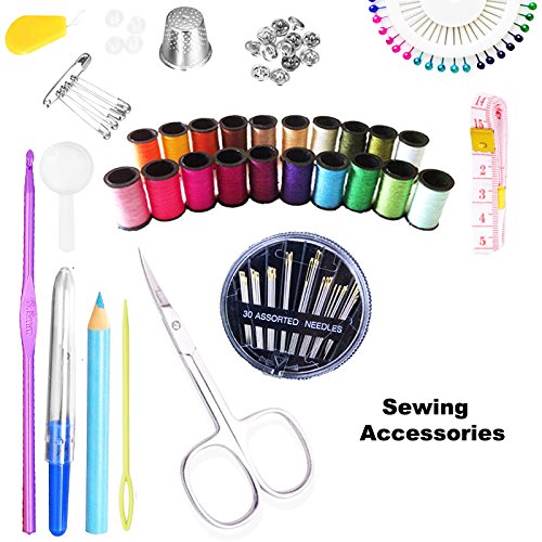 ARTIKA 142-Piece Sewing Kit - Portable for Travel, Includes Scissors, Thread, Tape Measure