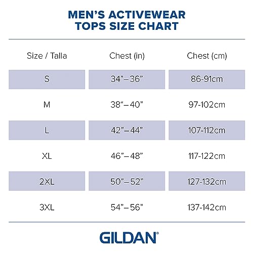 Gildan Men's DryBlend Long Sleeve T-Shirt, Style G8400, 2-Pack, Black, Large