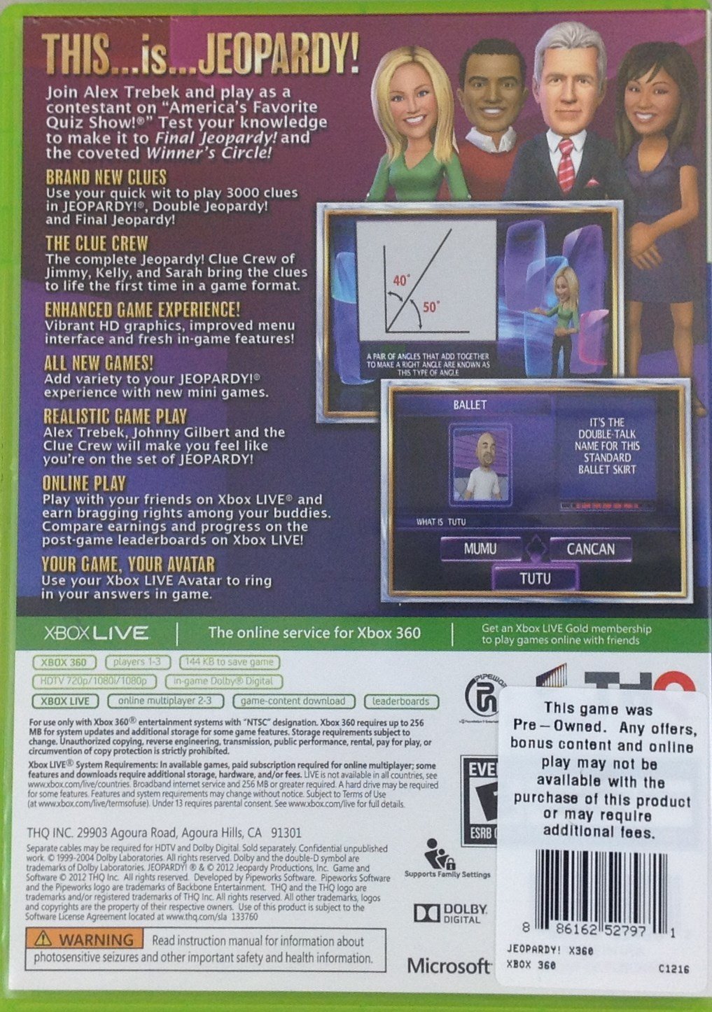 Jeopardy - Xbox 360