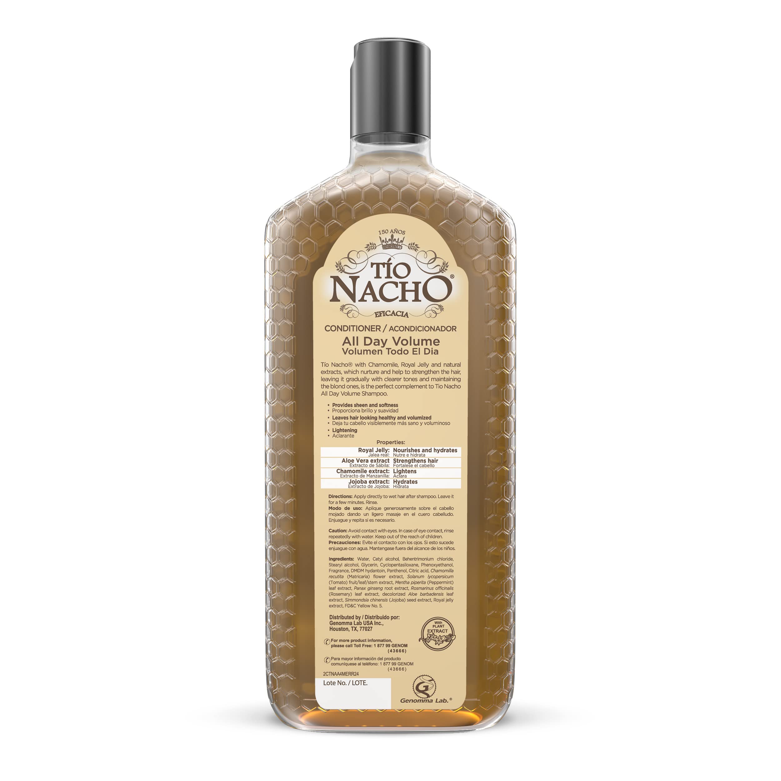 Tio Nacho All Day Volume Natural Lightening Conditioner with Royal Jelly and Chamomile, 14 Ounces