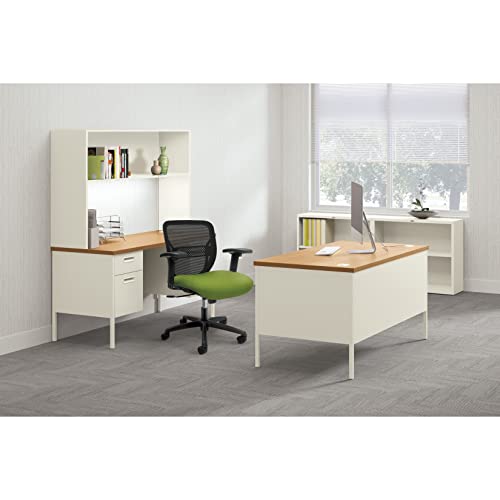 HON The Company Metro Classic Pedestal Desk, 48" x 30" x 29-1/2", Harvest,Putty