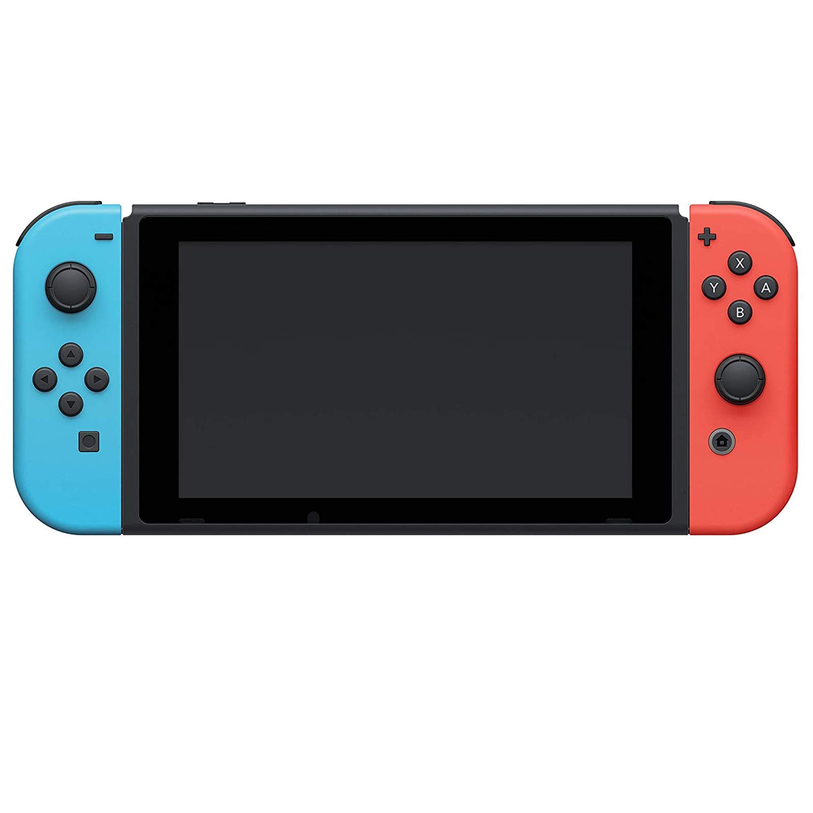 Nintendo Newest Switch with Neon Blue and Neon Red Joy-Con Family Christmas Holiday Bundle - 6.2" Touchscreen LCD Display, Bluetooth- Blue and Red + NexiGo_128GB MicroSD Card Bundle
