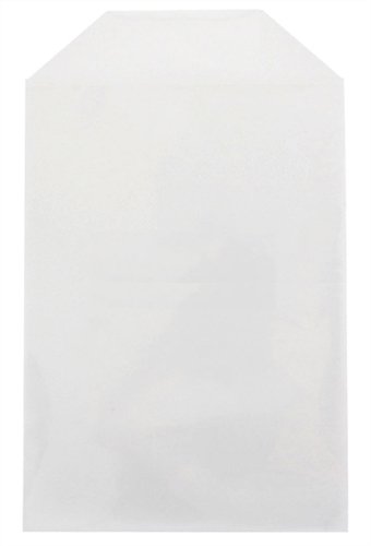 CheckOutStore Clear Storage Pockets (5 5/8 x 8 1/2) - Ideal for Organizing Stamps, Dies, and Craft Supplies (Pack of 200)