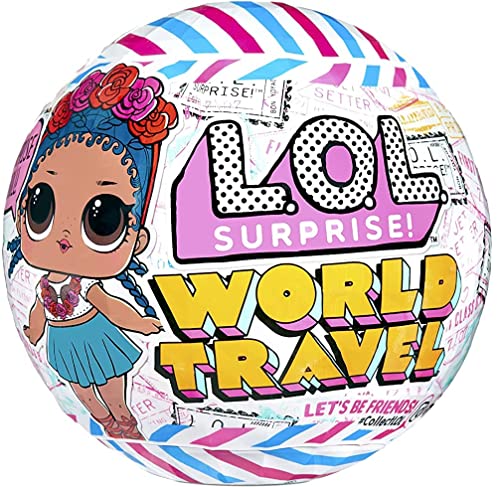 L.O.L. Surprise! World Travel⢠Dolls with 8 Surprises Including Doll, Fashions, and Travel Themed Accessories - Great Gift for Girls Age 4+