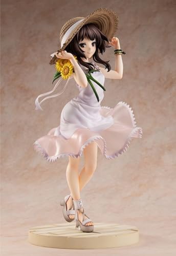 Kadokawa KonoSuba: Legend of Crimson: Megumin (Sunflower One-Piece Dress Version) PVC Figure, Multicolor