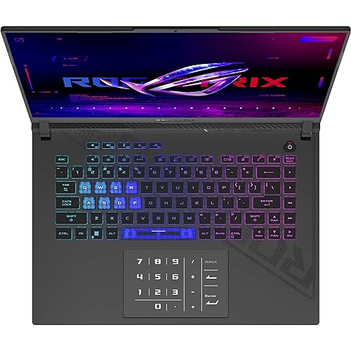 ASUS ROG Strix G16 Gaming & Entertainment Laptop (Intel i9-13980HX 24-Core, 64GB DDR5 4800MHz RAM, 2x1TB PCIe SSD RAID 1 (1TB), GeForce RTX 4060, 16.0" 240 Hz Win 11 Home) with USB-C Dock