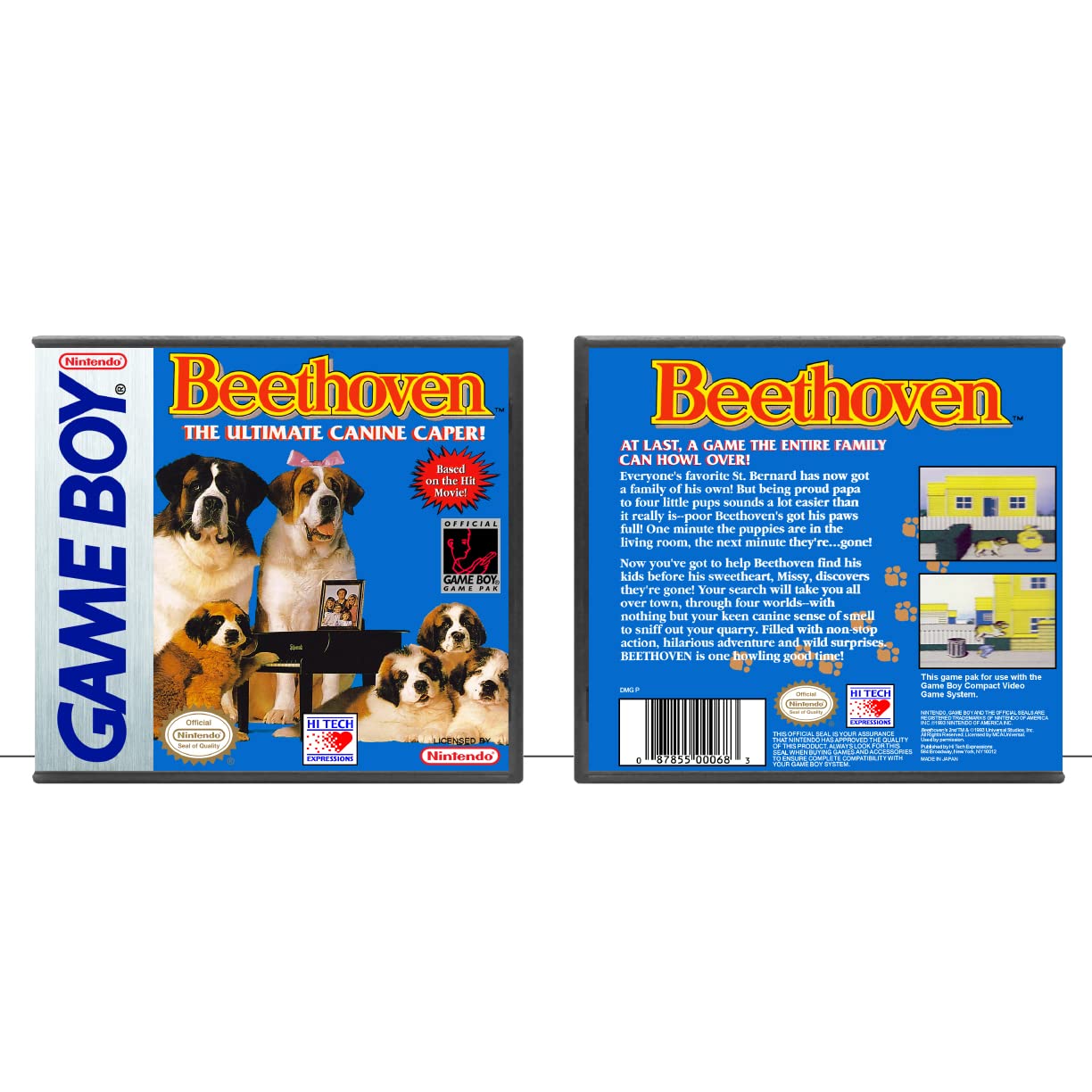 Beethoven: The Ultimate Canine Caper | (GB) Game Boy - Game Case Only - No Game