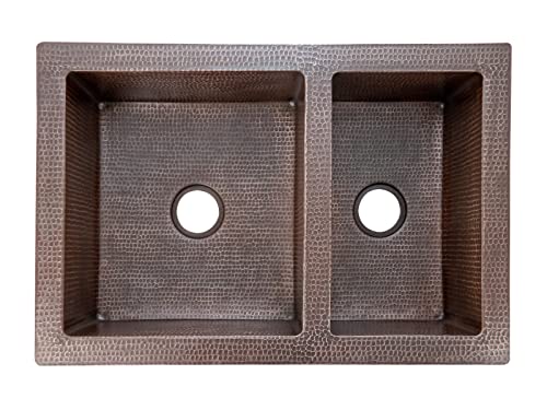 Copper kitchen Sink 60/40