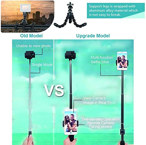 Artman Upgraded Action Camera Accessories Kit 61-in-1 for Gopro Hero 10 9 8 7 6 5 4 3 2 1 Black Max Fusion Session Silver Akaso DJI Xiaomi Yi Apeman 2018 Insta360(Black)