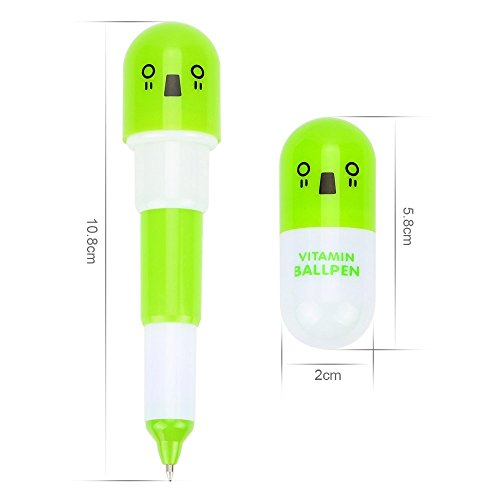 SunAngel 4 Syringe Pens + 6 Pill Pens + 6 Syringe Highlighters Fluorescent Needle Watercolor Pen (16 PCS)