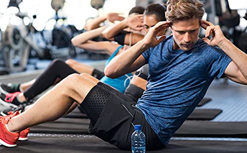 BVNSOZ Men's Workout Shirts Moisture Wicking Athletic Shirts for Men Quick Dry Active Men's Gym T Shirts