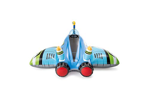 INTEX Water Gun Plane Inflatable Pool Float: Pool Toy for Kids – Includes Toy Water Gun – 88lb Weight Capacity – 46" x 46" – Color May Vary