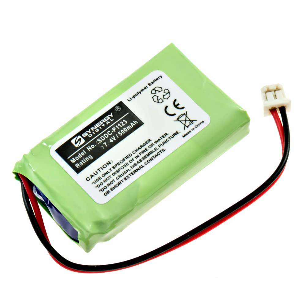 Synergy Digital Dog Collar Battery, Compatible with AE Energy AE602048P6H Replacement Battery Combo-Pack Includes: 2 x SDDC-P1123 Batteries