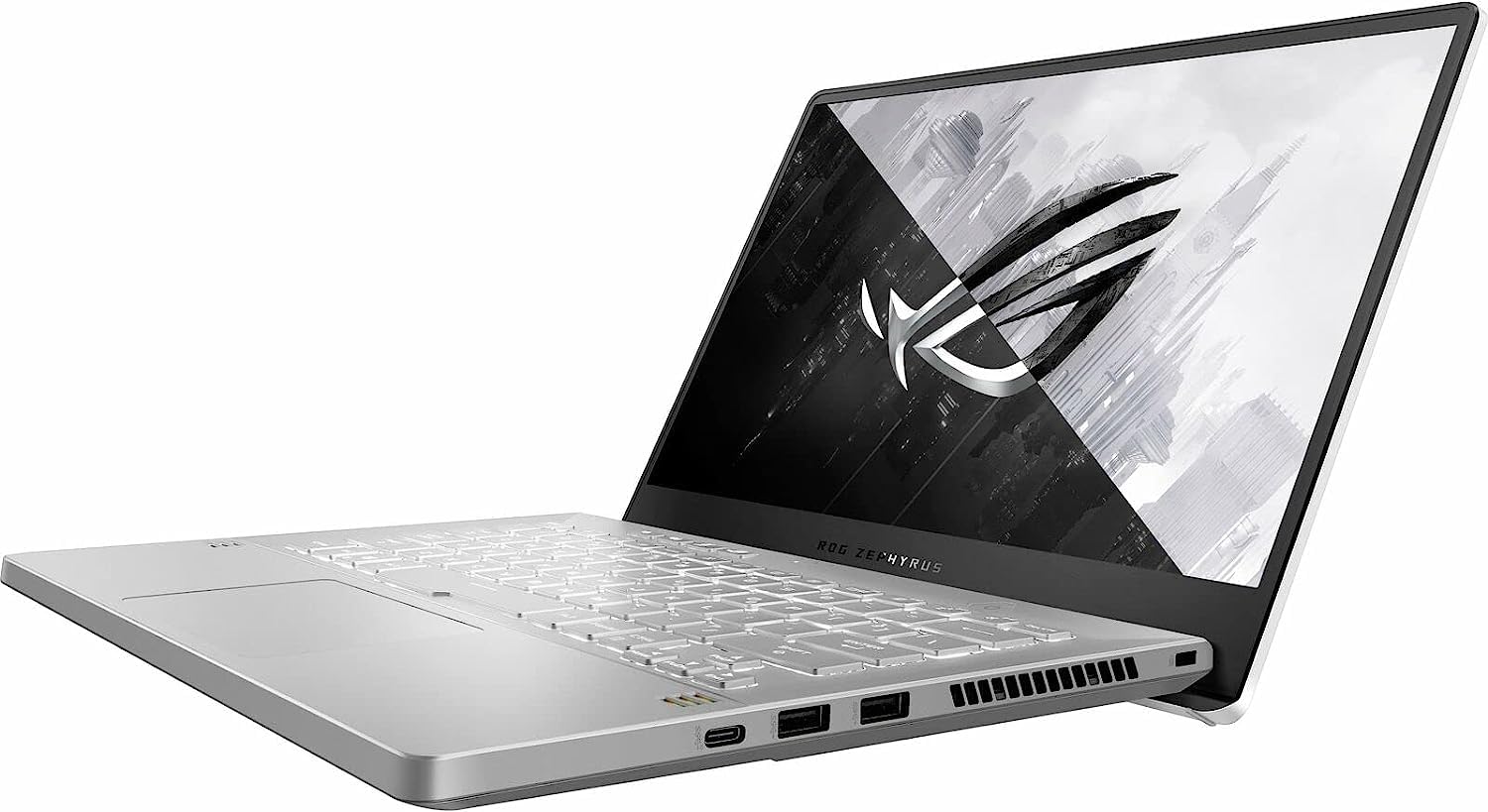 ASUS ROG Zephyrus Gaming Laptop 2023 Newest, 14" FHD 144HZ Display, AMD Ryzen 7 5800HS(Up to 4.4 GHz), NVIDIA GeForce RTX 3060 Graphics, 40GB RAM, 2TB SSD, Bluetooth, Wifi6, Windows 11 Home, White