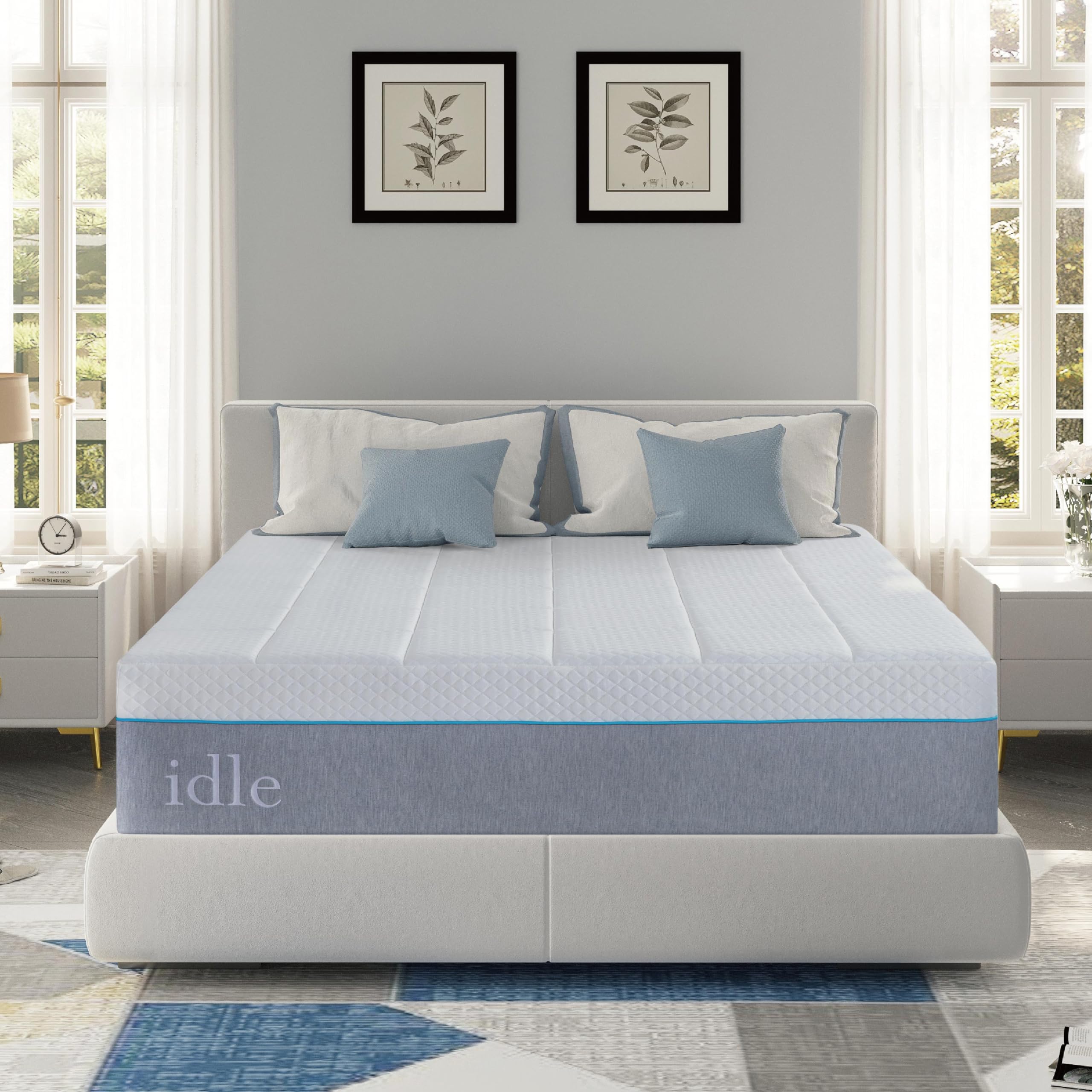 Dyonery 14 Inch Mattress Twin XL Gel Memory Foam CertiPUR-US Certified Mattress in A Box, Made in USA, 80"ร38"ร14"
