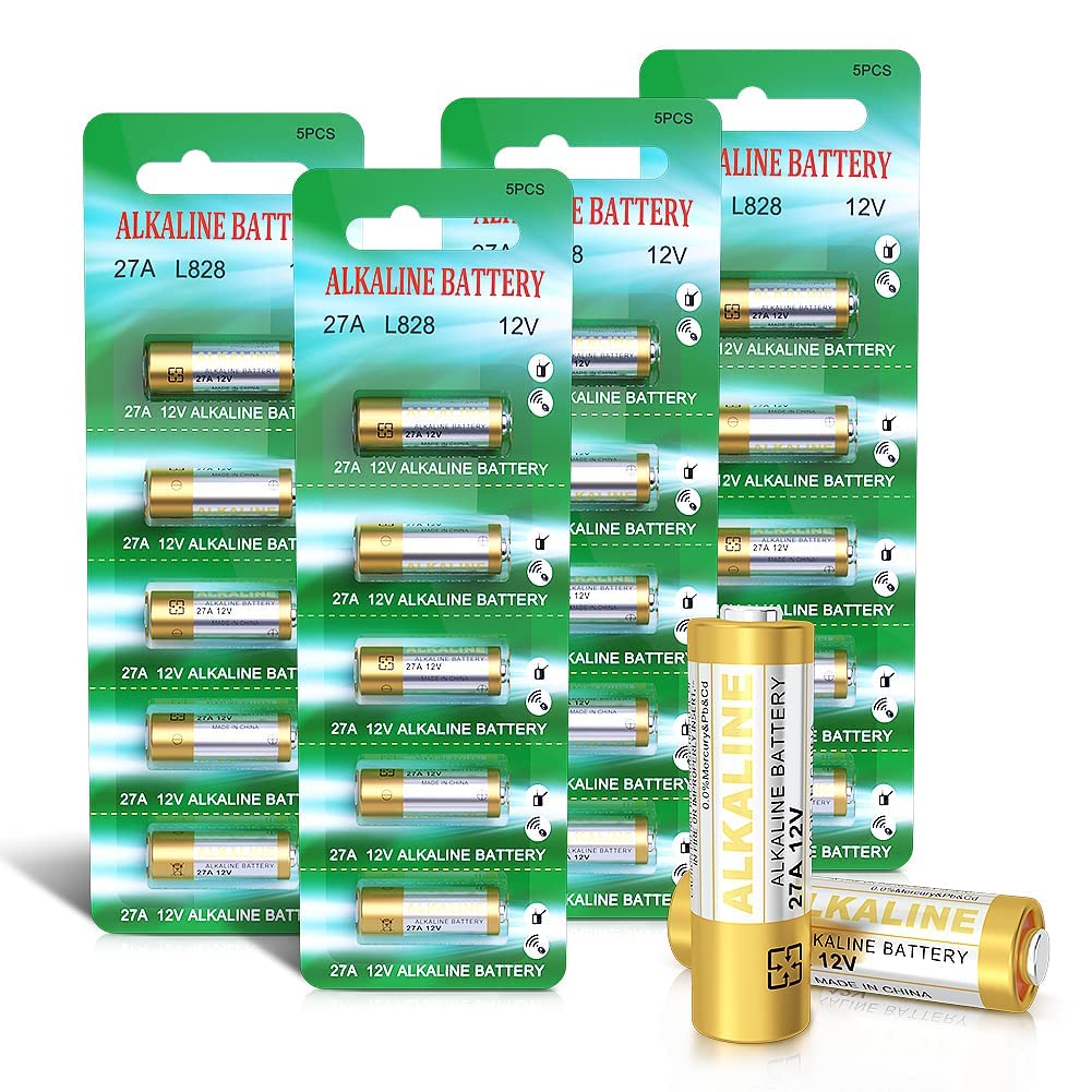 Beidongli 27A 12V Alkaline Batteries A27S MN27 L828 A27 12V Battery 20 Piece 【3 Years Warranty】