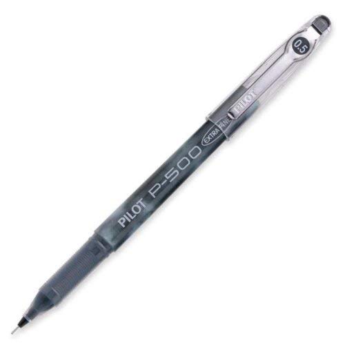 Pilot Precise P-500 Gel Rolling Ball Pen, Extra Fine 10 Pens (Black)