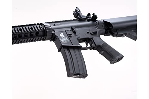 Lancer Tactical Gen 2 Airsoft Rifle SD M4 GEN 2 Polymer- Electric Full/Semi-Auto Airsoft AEG Rifle with 0.20g BBS, Charger and Battery (Black High FPS)