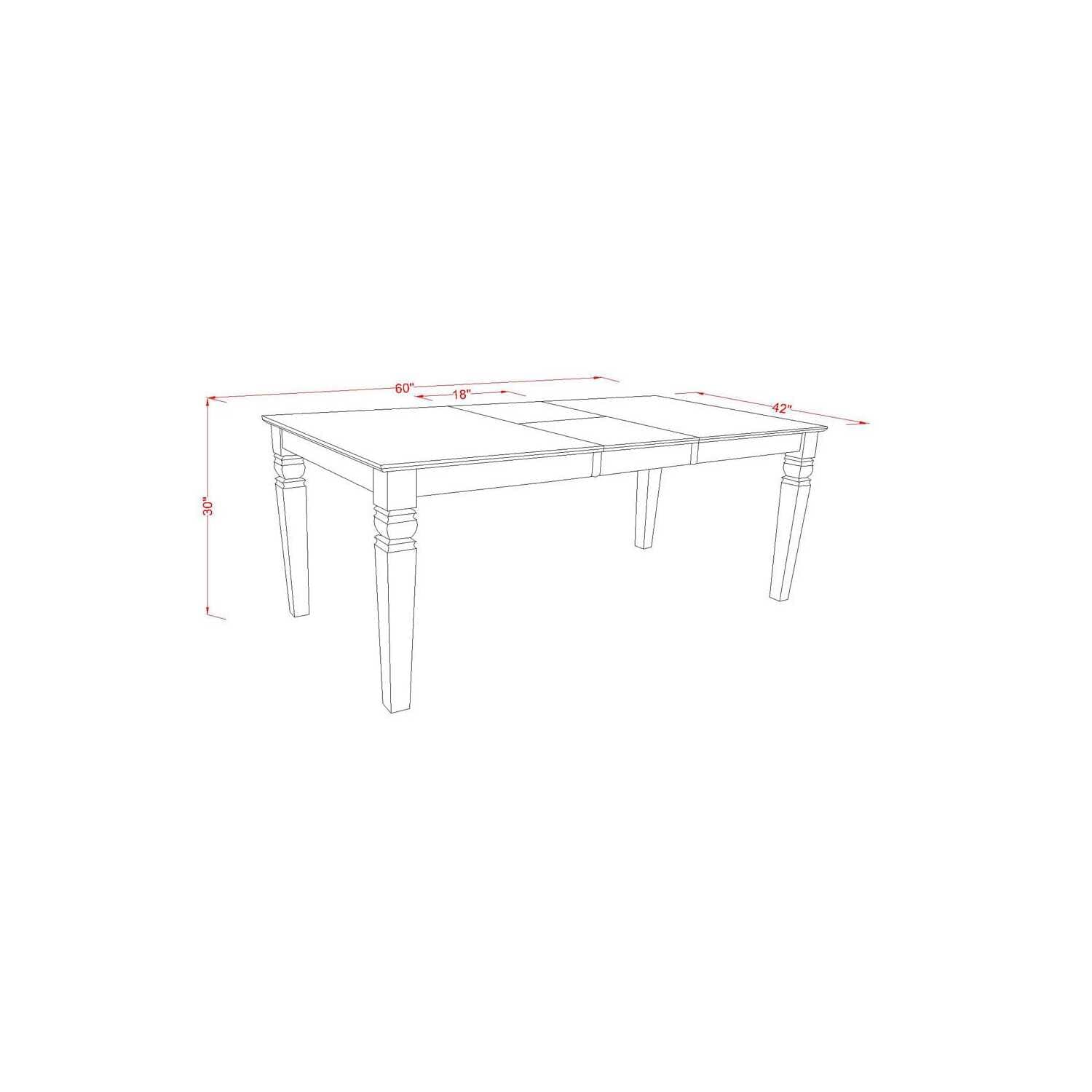East West Furniture WENI5-BLK-C 5 Piece Dining Room Furniture Set Includes a Rectangle Kitchen Table with Butterfly Leaf and 4 Linen Fabric Upholstered Chairs, 42x60 Inch
