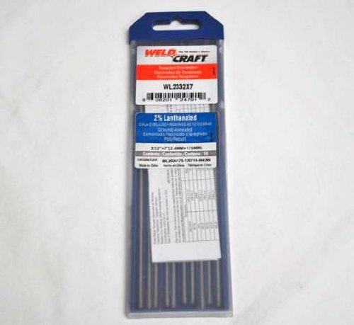Baby Toys-Lanthanated Tungsten Electrode 3/32 X 7", 10 packL8