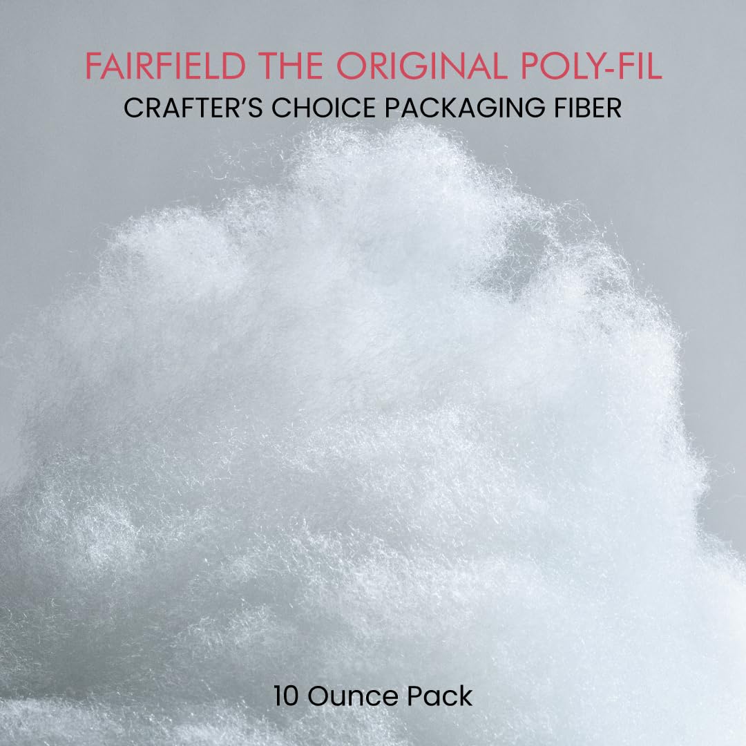 Fairfield Poly-Fil Crafter’s Choice Packaging Fiber, 10 Ounce (Pack of 1), Blue