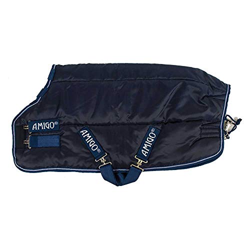 Horseware Ireland Amigo Insulator Heavy, Color: Navy/Navy & White, Size: 81 (ABRA23-BBW0-81)