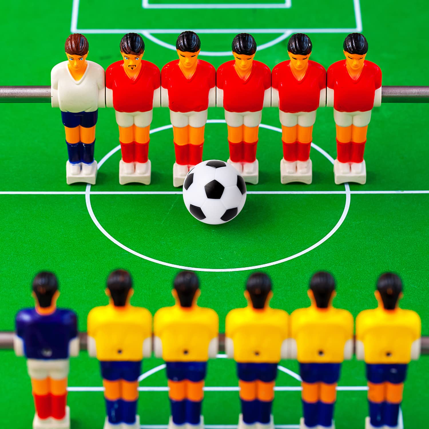 GSE Games & Sports Expert Foosball Table Replacement Balls, 36mm Tabletop Soccer Football Balls for Foosball Table Accessories (White-12 Pack)