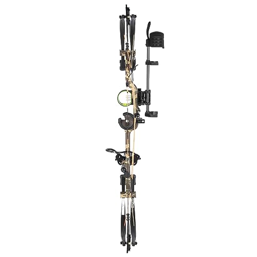 Bear Archery Cruzer G2 Ready to Hunt Compound Bow Package for Adults and Youth, Right Hand, Fred Bear