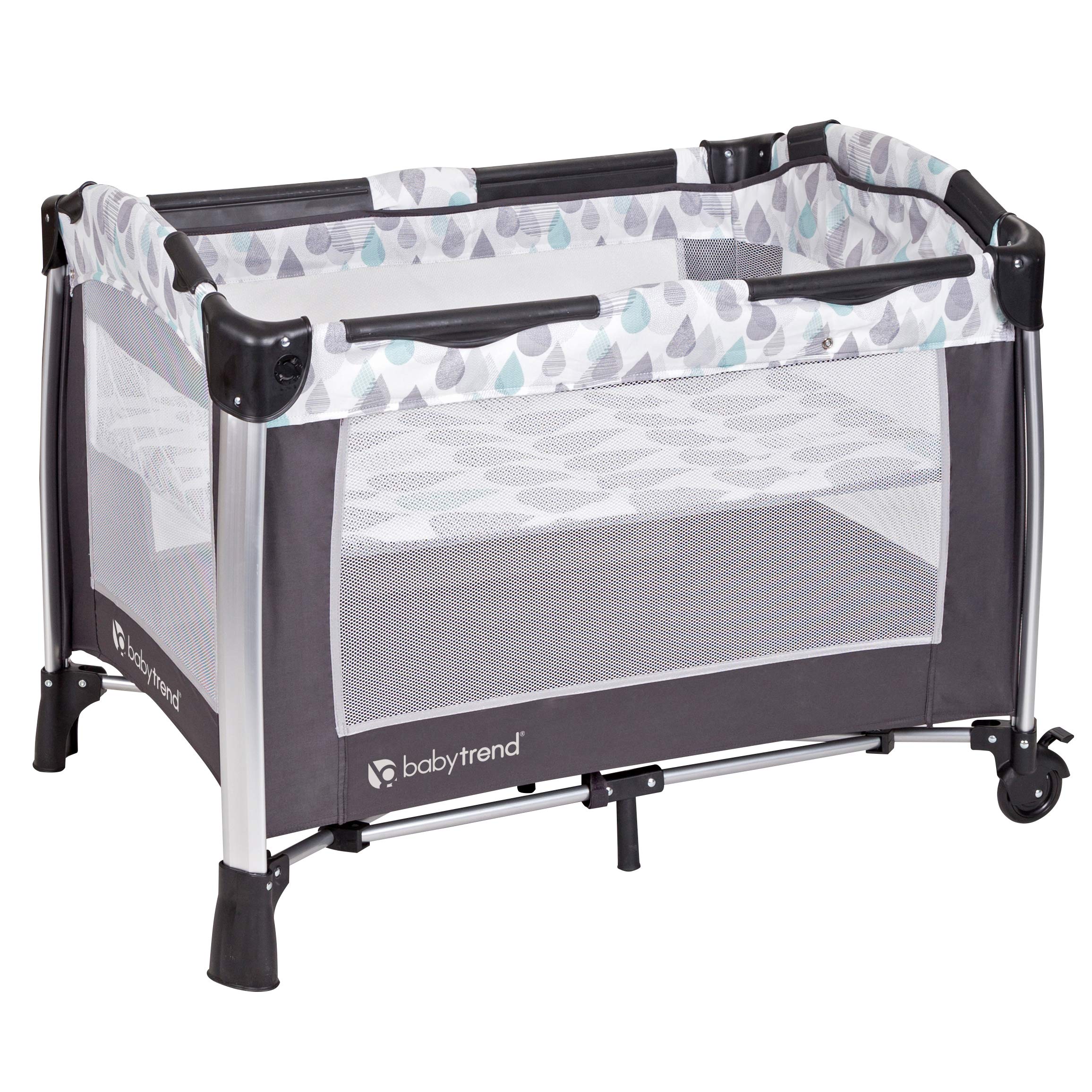 Baby Trend Go Lite Twins Nursery Center, Drip Drop Blue