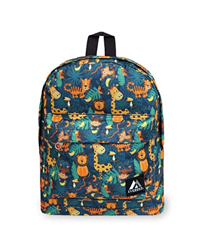 Everest Unisex-Adult's Pattern Backpack, Green, One Size